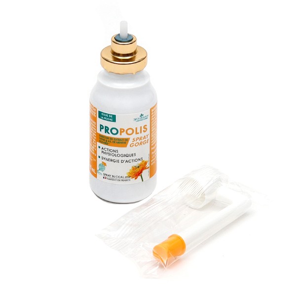Propolis Spray gorge Les 3 Chênes 25 ml - Angine et laryngite