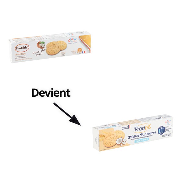 Protibis Galettes Noix de coco HP-HC - En cas de dénutrition