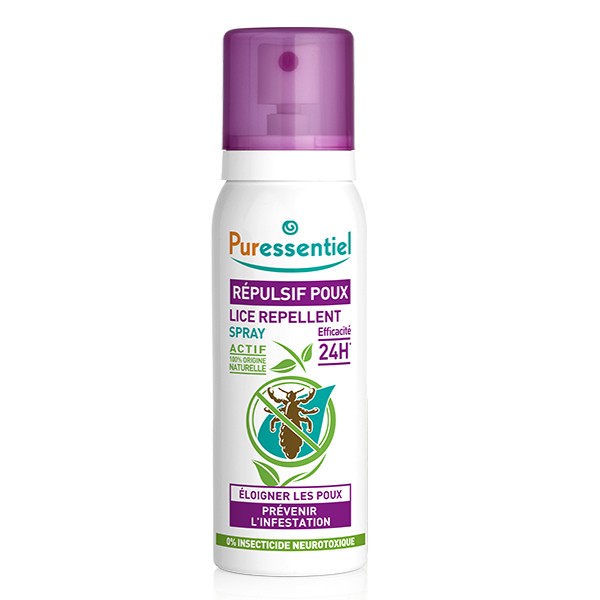 Puressentiel Spray répulsif anti poux - Actif d'origine naturelle