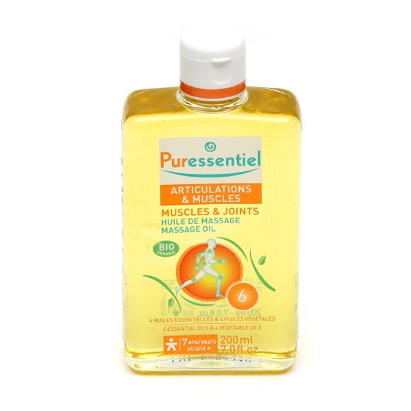 Puressentiel Huile de massage bio Articulations et muscles Arnica ...