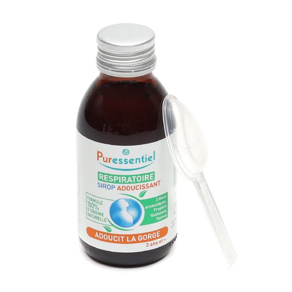 Puressentiel Respiratoire sirop adoucissant pour la gorge - dès 3 ans