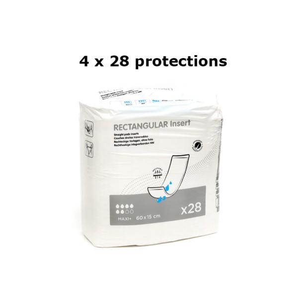 ID Expert Rectangular Maxi + Couches droites traversables - Incontinence