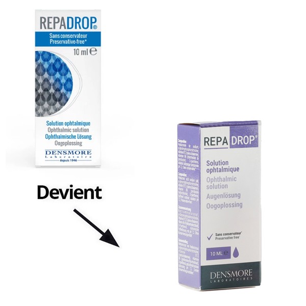 Repadrop solution ophtalmique - Inconfort oculaire, cicatrisation