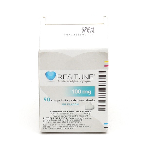 Resitune 100 mg en comprimés gastro-résistants - Antiagrégant plaquettaire