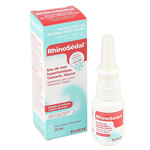 RhinoSédal Spray Nasal eau de mer hypertonique - Rhume ou rhinite