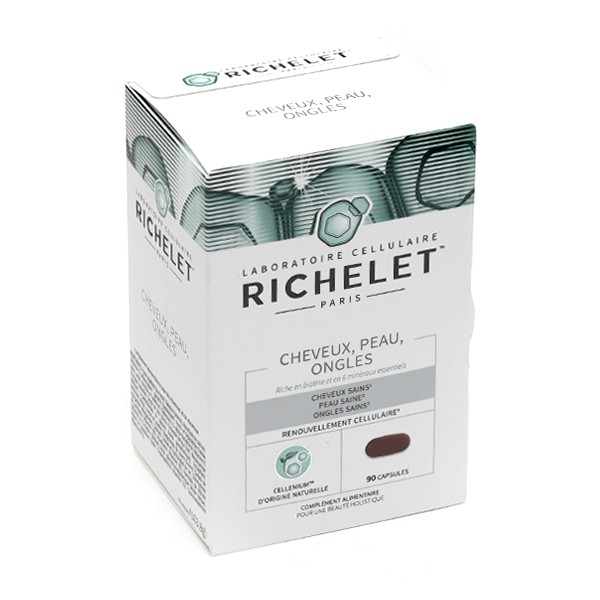 Richelet Cheveux, peau, ongles capsules - Complément beauté holistique