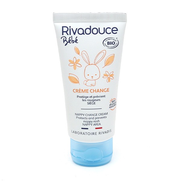 Rivadouce bébé Crème change bio | Erythème fessier nourrisson