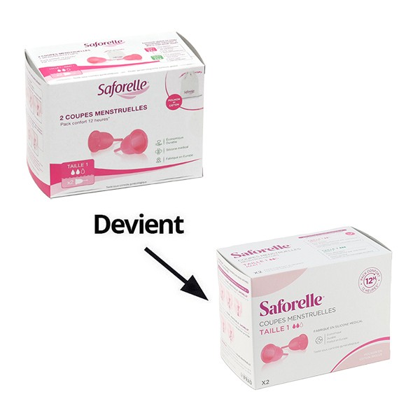 Saforelle Coupe menstruelle - Protection hygiénique réutilisable