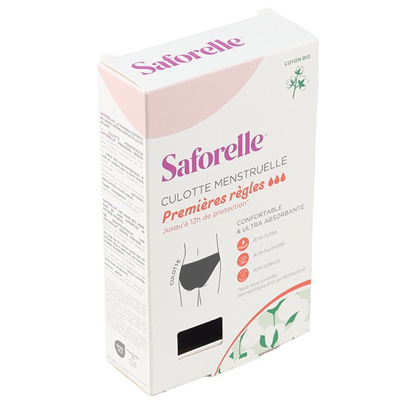 Saforelle Culotte menstruelle Premières règles - 12 h de protection