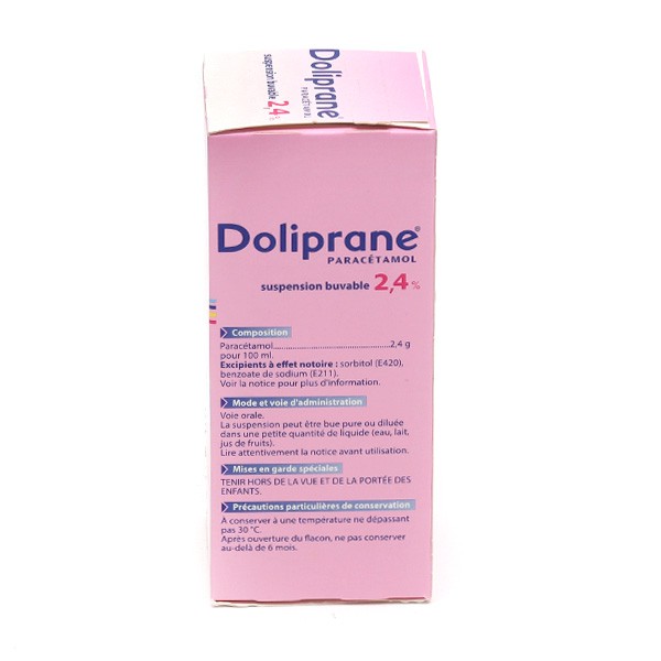 Doliprane sirop paracétamol pour bébé et enfant - Douleurs et fièvre
