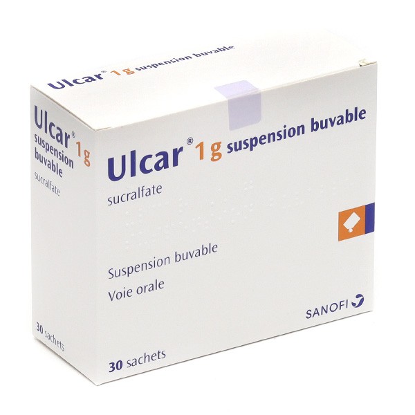 Ulcar 1g suspension buvable sachet - Pansement gastrique - Ulcère