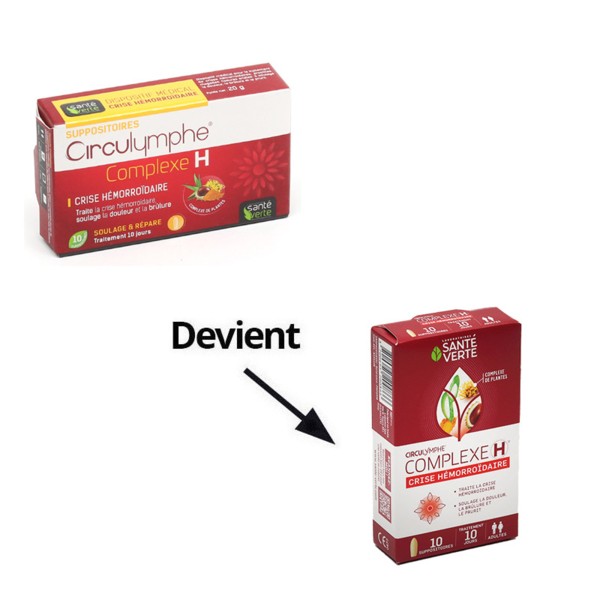 Circulymphe Complexe H suppositoires - Crise hémorroïdaire
