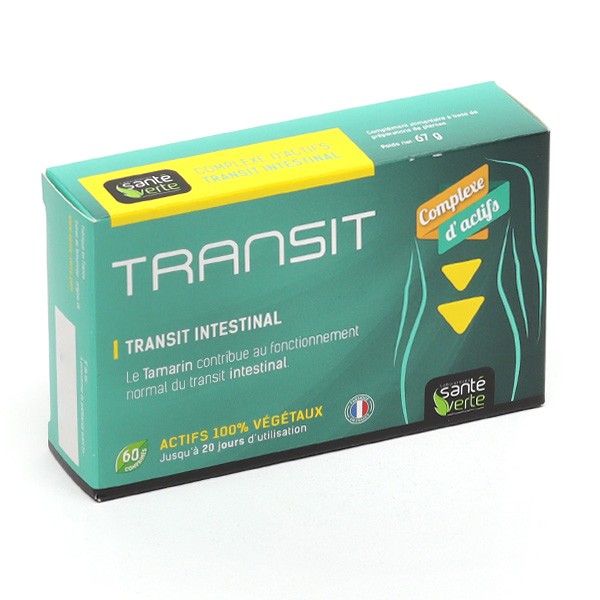Santé Verte Transit intestinal comprimés - Constipation - Tamarin