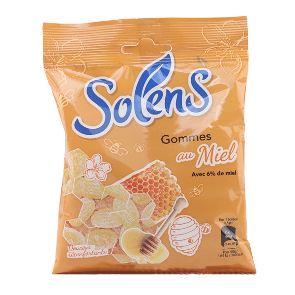 Solens gommes au miel - Bonbons pour adoucir la gorge