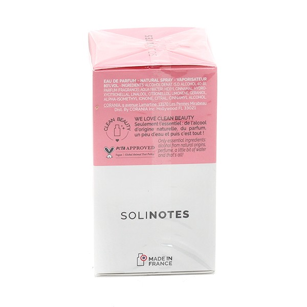 Eau de parfum Rose Solinotes - Florale et fraiche - Made in France