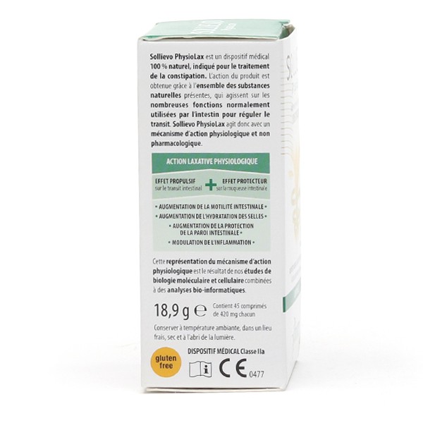 Aboca Sollievo Physiolax comprimés - Traitement de la constipation