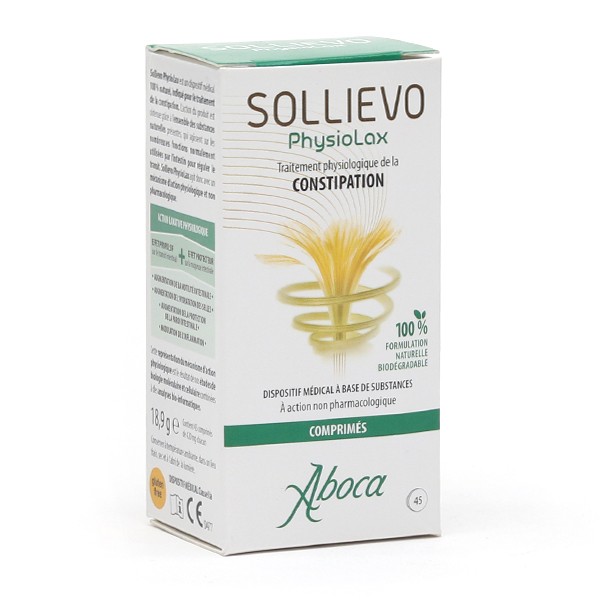 Aboca Sollievo Physiolax comprimés - Traitement de la constipation