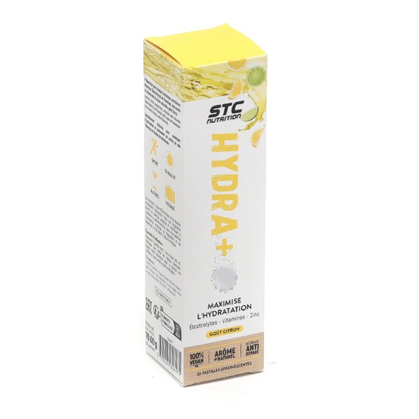 Boisson hydratation STC Nutrition Hydra+ en pastilles effervescentes