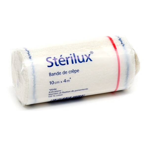 Bande de crepe Stérilux Velpeau – Compression pour pansement et plaie