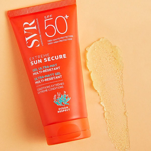 SVR Sun Secure Extreme gel solaire ultra mat SPF 50+ Multi résistant