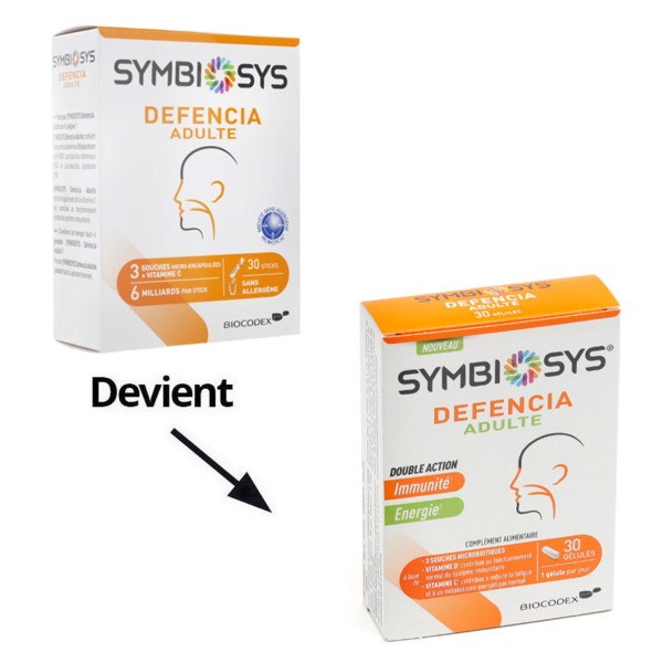 Symbiosys Defencia Adulte gélules - Probiotiques - Immunité