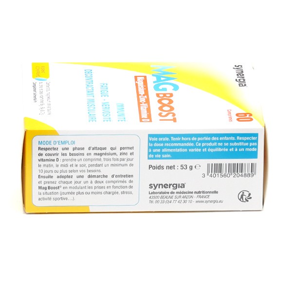 Mag Boost comprimé - Magnésium liposomal - Fatigue, nervosité