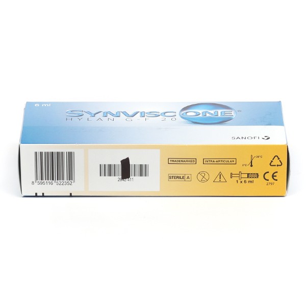 Synvisc One injection intra-articulaire - Arthrose du genou
