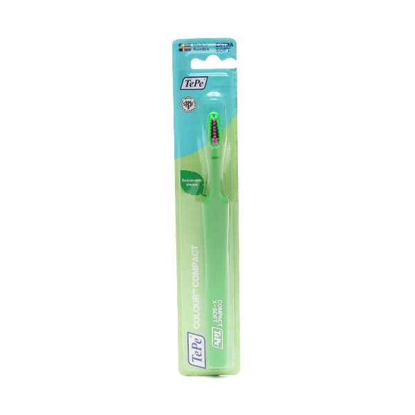 TePe Colour Compact Brosse à dents Extra souple - Hygiène bucco-dentaire