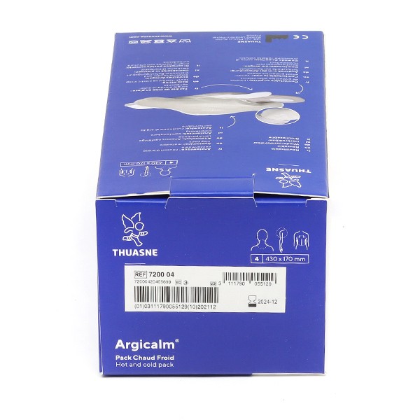 Coussin thermique Argicalm Argile - Douleurs lombaires, mal de dos