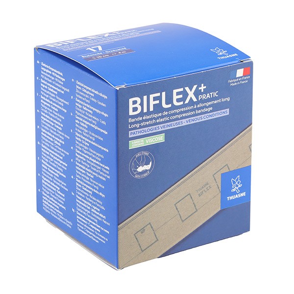 Thuasne Biflex 17+ Pratic bande contention élastique forte - Etalonnée