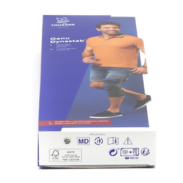 Thuasne genouillère ligamentaire Genu Dynastab - Baleines amovibles