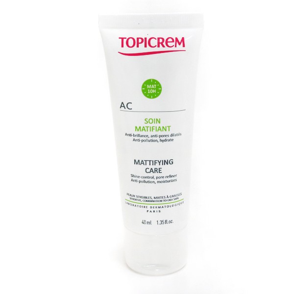 Topicrem AC Soin matifiant 40ml - Astringent - Anti-imperfections