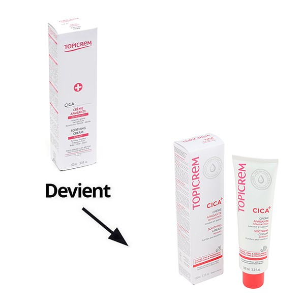 Topicrem Cica+ crème apaisante visage et corps - Irritations cutanées