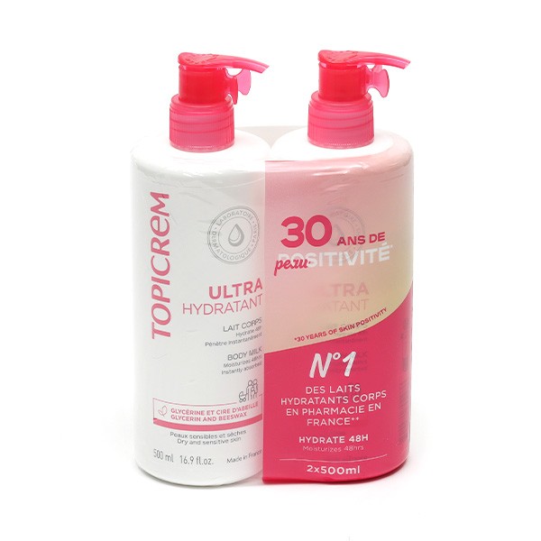 Topicrem lait corps ultra-hydratant - Peau déshydratée, toute la famille