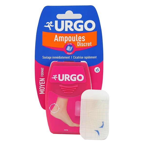 Urgo Discret Ampoule pansement Talon | Hydrocolloïde