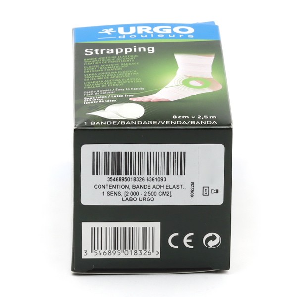 Urgo Bande Strapping - Entorse - Déchirure - Traumatismes musculaires