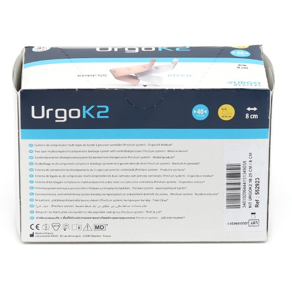 Bande de contention Urgo K2 - Ulcère de jambe - Insuffisance veineuse