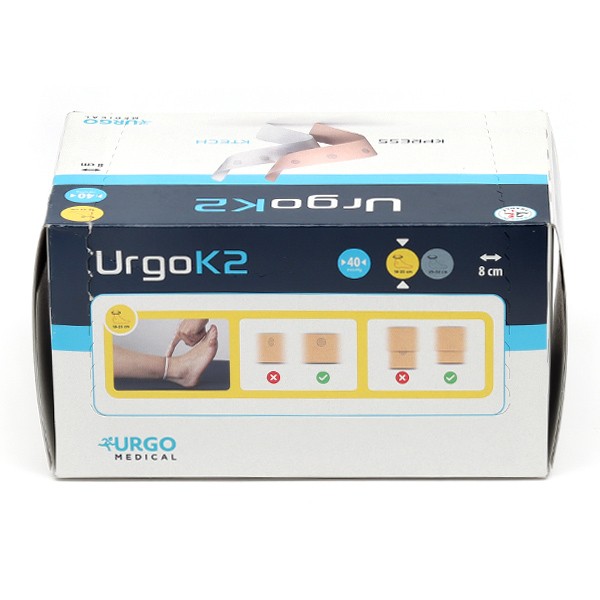 Bande de contention Urgo K2 - Ulcère de jambe - Insuffisance veineuse