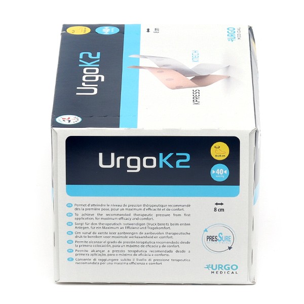 Bande de contention Urgo K2 - Ulcère de jambe - Insuffisance veineuse