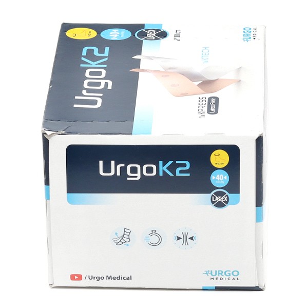 Bande de contention sans latex Urgo K2 - Ulcère veineux