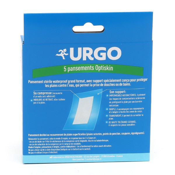 Urgo Waterproof grand format Pansement - Plaies superficielles