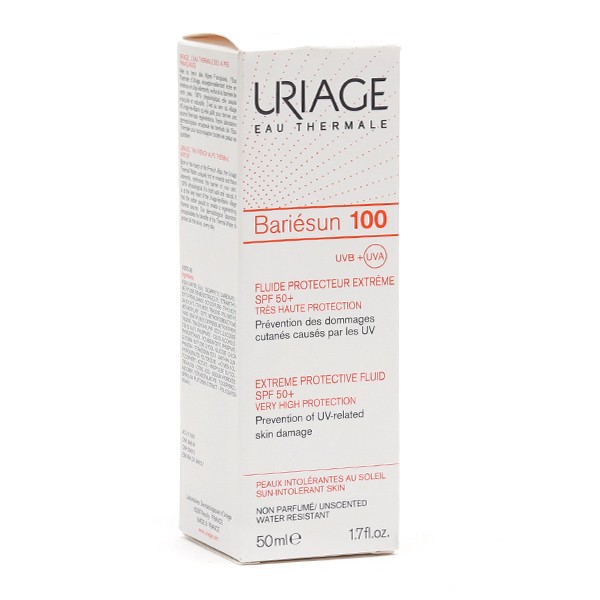 Uriage Bariésun 100 Fluide protecteur extrême SPF50+ 50ml - Fini sec