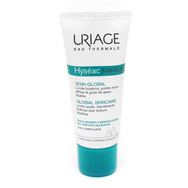 Uriage Hyséac 3-Regul soin global 40ml - Peaux grasses, imperfections