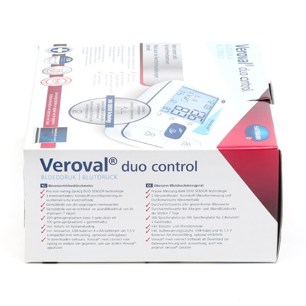 Hartmann Veroval duo control tensiomètre de bras - Contrôle Arythmie