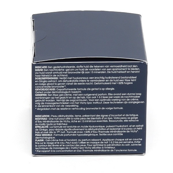 Vichy Aqualia Thermal Soin nuit effet spa ressourçant défatigant