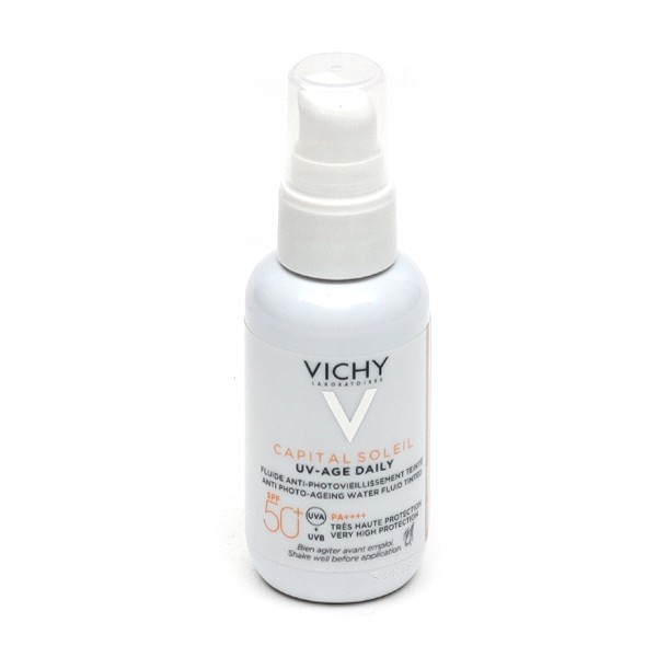 Vichy Capital Soleil UV-Age daily Fluide solaire anti age SFP50+ teinté