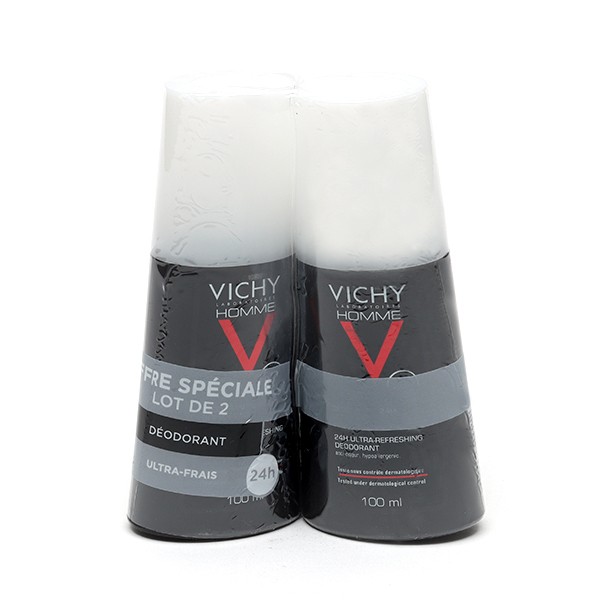Vichy Homme Déodorant spray ultra-frais - Sans sels d'aluminium