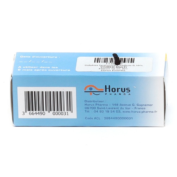 Vismed Multi collyre – Lubrifiant oculaire - Yeux secs