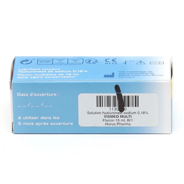 Vismed Multi collyre – Lubrifiant oculaire - Yeux secs