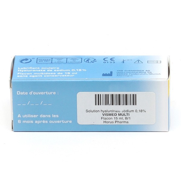 Vismed Multi collyre – Lubrifiant oculaire - Yeux secs